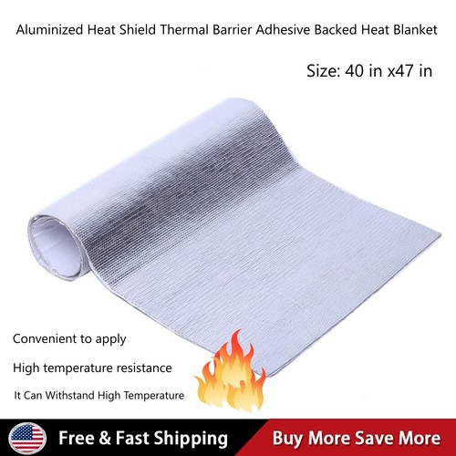 Large Backed Aluminized Self Adhesive Thermal Insulation High Temp ...