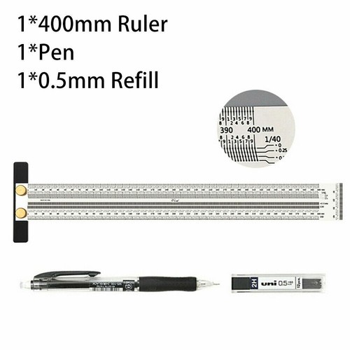 Ruler Woodworking Design Scribing Ruler High-Precision Stainless Steel ...