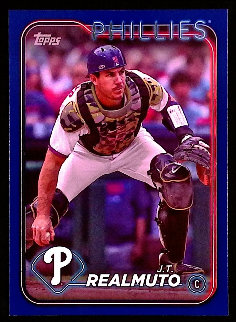 J.T. RealMuto 2024 Topps Series 1 Royal Blue #194 | eBay