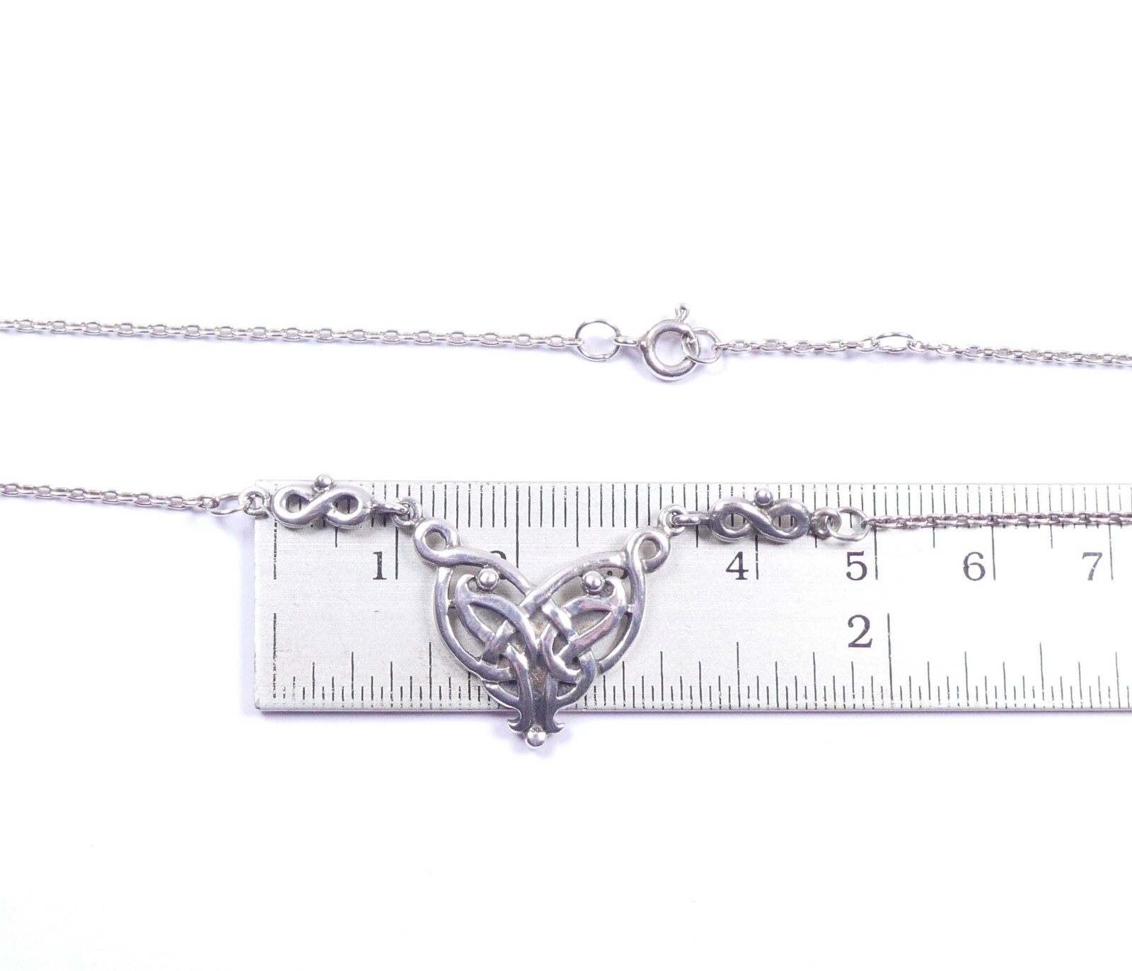 Kit Heath Celtic Choker Necklace 925 Sterling Silver - Gem