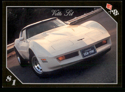 1981 Corvette Sport Coupe #52 - 1991 Vette Set - Premium Trading Card ...