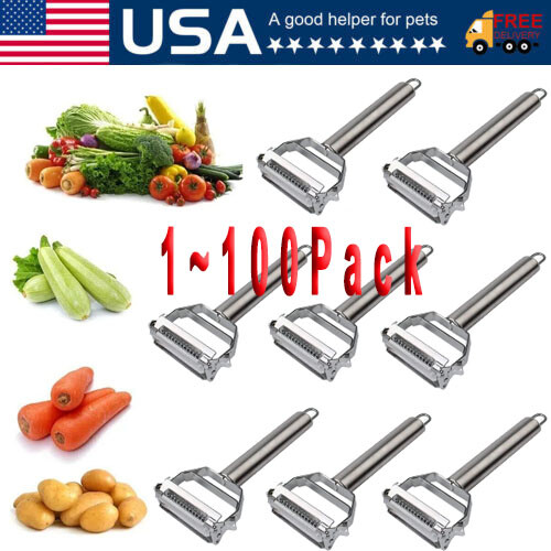 Stainless Steel Potato Peeler Vegetable Grater Fruit Slicer Carrot ...