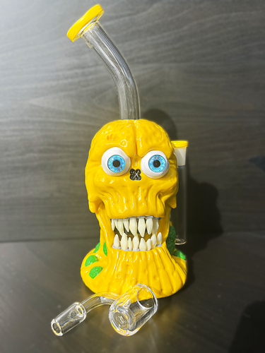 3D Yellow Skull Monster Bong | eBay