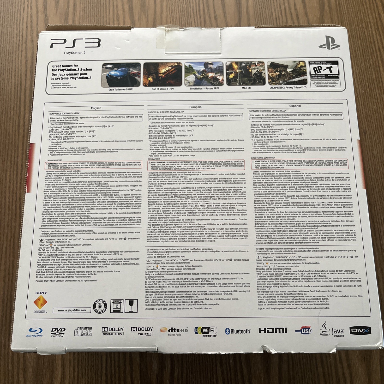 Sony PlayStation 3 PS3 Slim 120GB Console Complete In Box | eBay