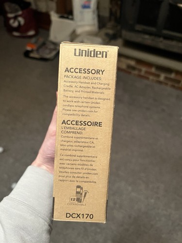 Uniden DCX170 Expansion Cordless Handset D1760, D1780, D1785, D1788 ...