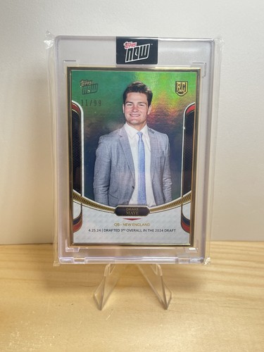 2024 Topps NOW Rookie Campaign - Quarterbacks Drake Maye Green Rookie ...