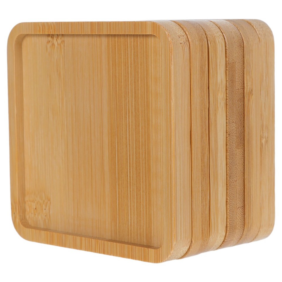 6 Pcs Mosaic Coaster Embryo Coffee Table Coasters Diy Blank Base for ...