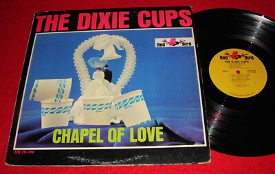 Vintage Rock 'n' Roll LP Record The Dixie Cups Chapel of Love Red Bird ...