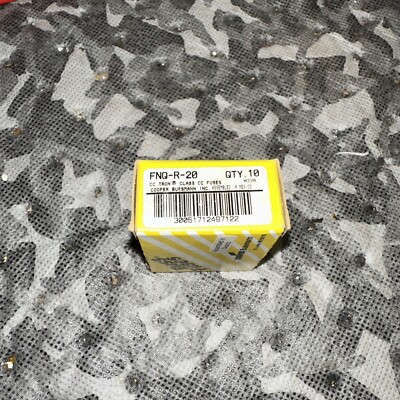 1 BOX OF 10 NEW Cooper BUSSMANN BUSS FNQ-R-20 FUSES 20A FNQ R 20 | eBay