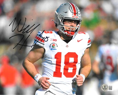 STEELERS WILL HOWARD HAND SIGNED OHIO STATE BUCKEYES 8X10 PHOTO W ...