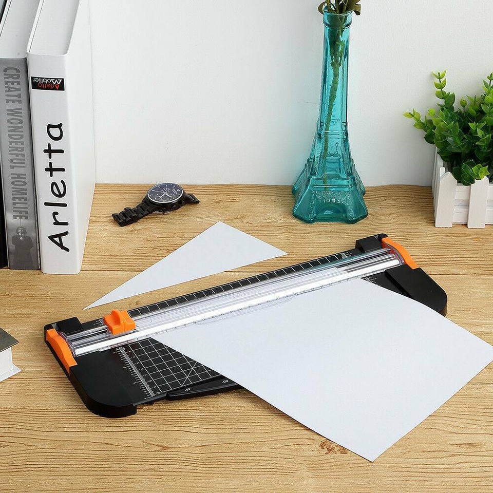 Heavy Duty A4 Photo Paper Cutter Guillotine Ruler Home Office Tool Card ...