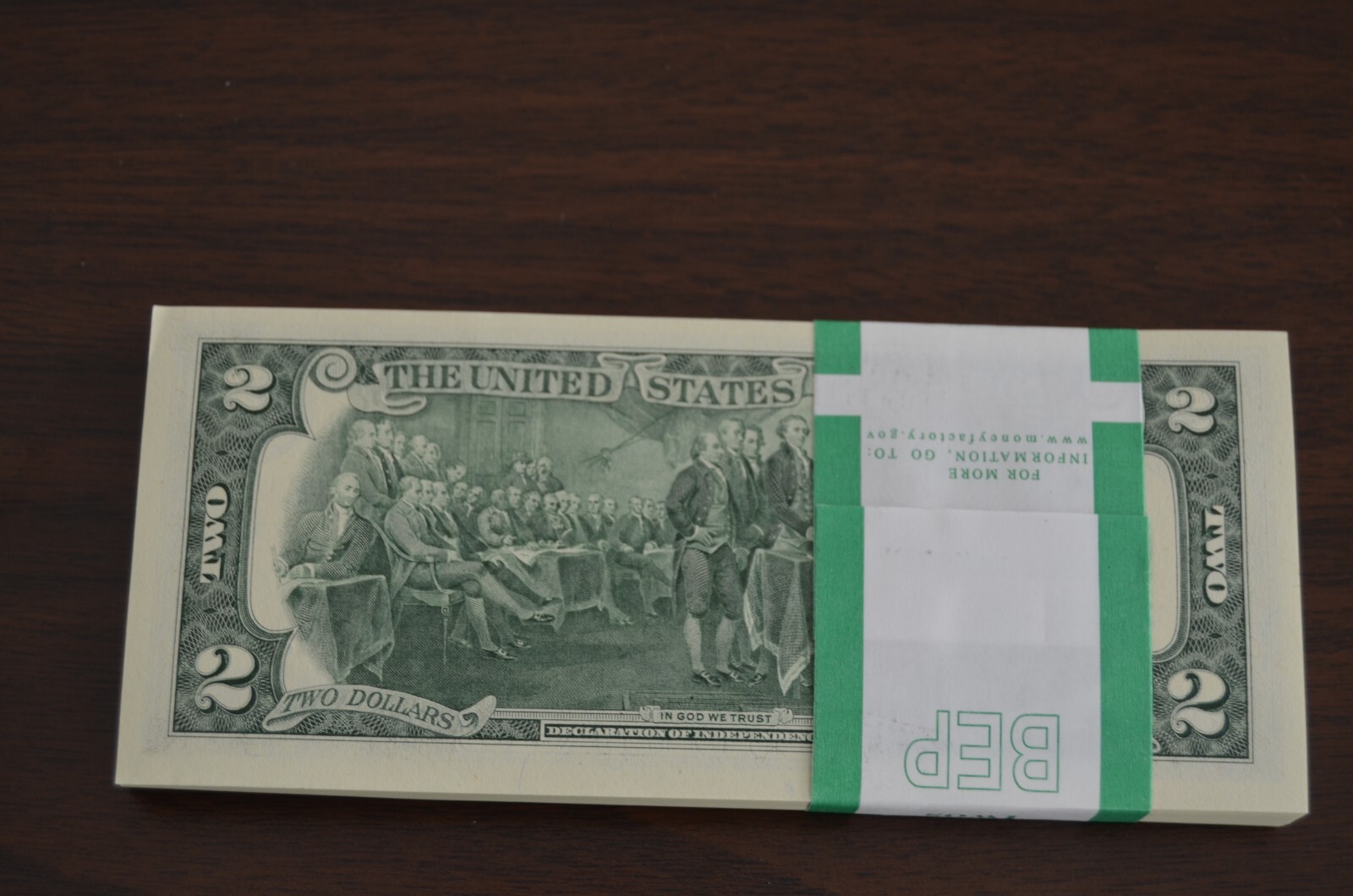 Uncirculated Two Dollar Bills - 2017A $2 Sequential Notes Pack ($2 *100 ...