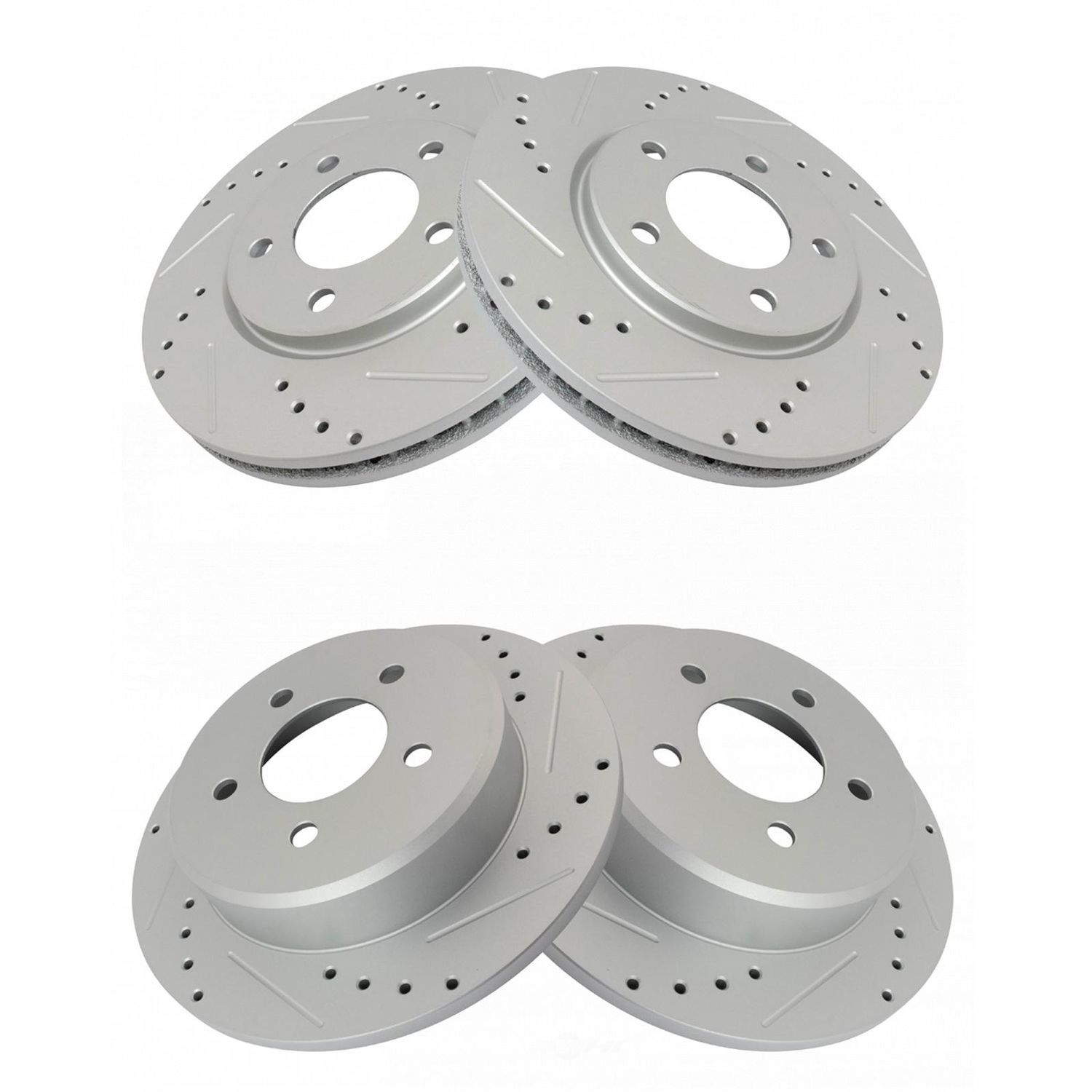 Disc Brake Rotor Set-Performance Brake Rotor Set 4 Piece Set TRQ ...