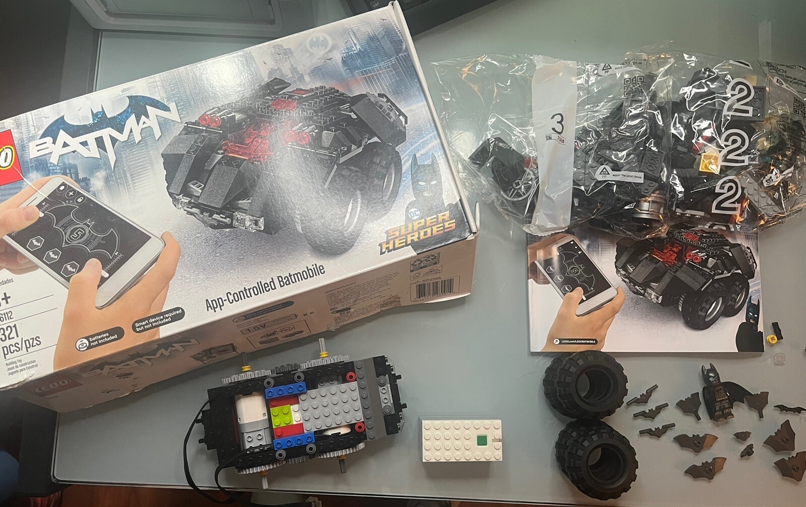 Lego DC Super Heroes Batman App-Controlled Batmobile Set 76112-100% ...