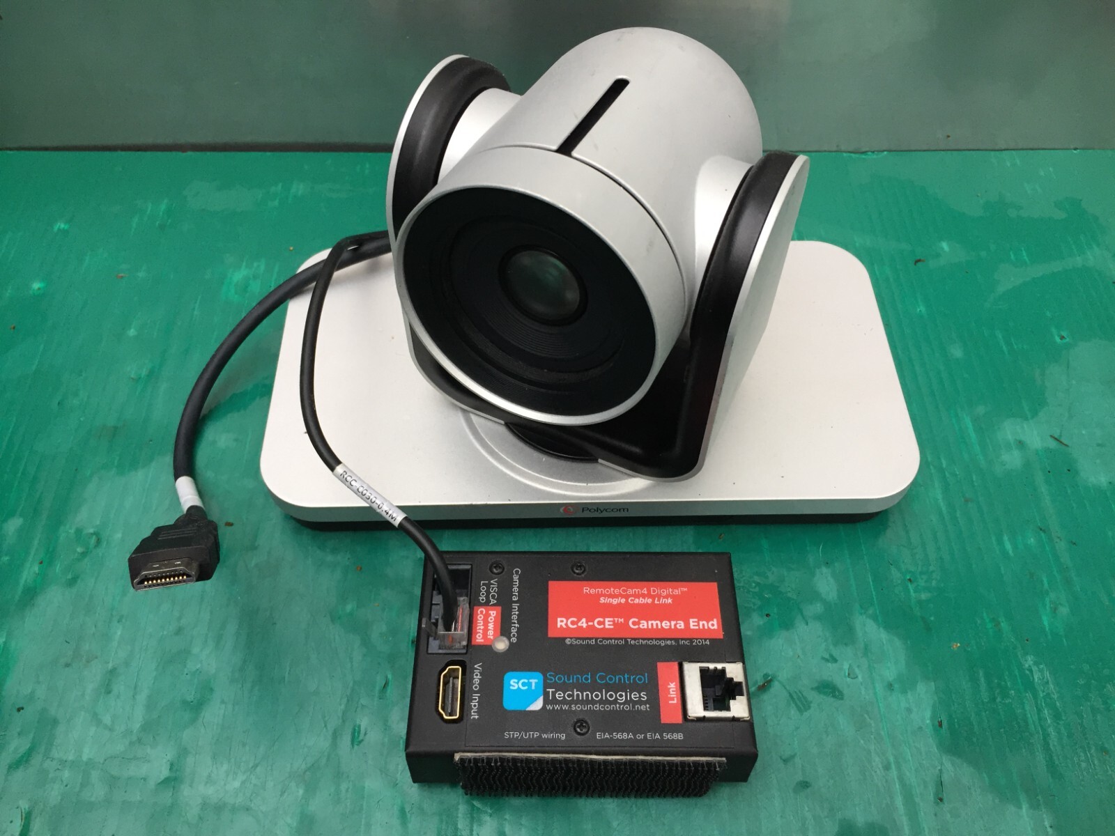 Polycom 1624-66057-002 MPTZ-10 EagleEye IV Conference Camera w RC4-CE ...