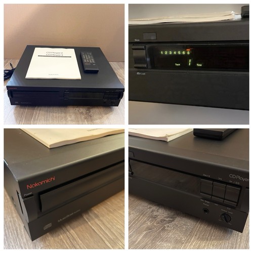 Nakamichi CD Player 2 • Flagship • Music Bank System w/Remote + Owner’s ...