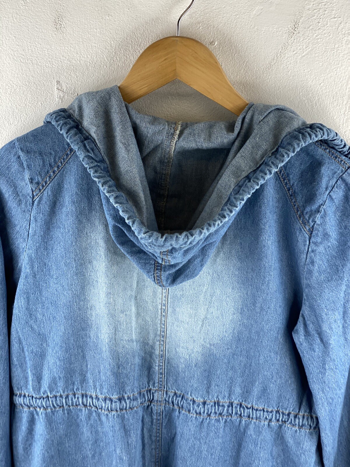 Caroline Morgan Open Denim Jacket Womens Size 8 Blue … - Gem