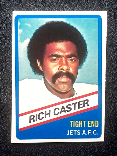 RICH CASTER (HANK STRAM ON THE BACK) 1976 WONDER BREAD 76 NO 6 NRMINT+ ...