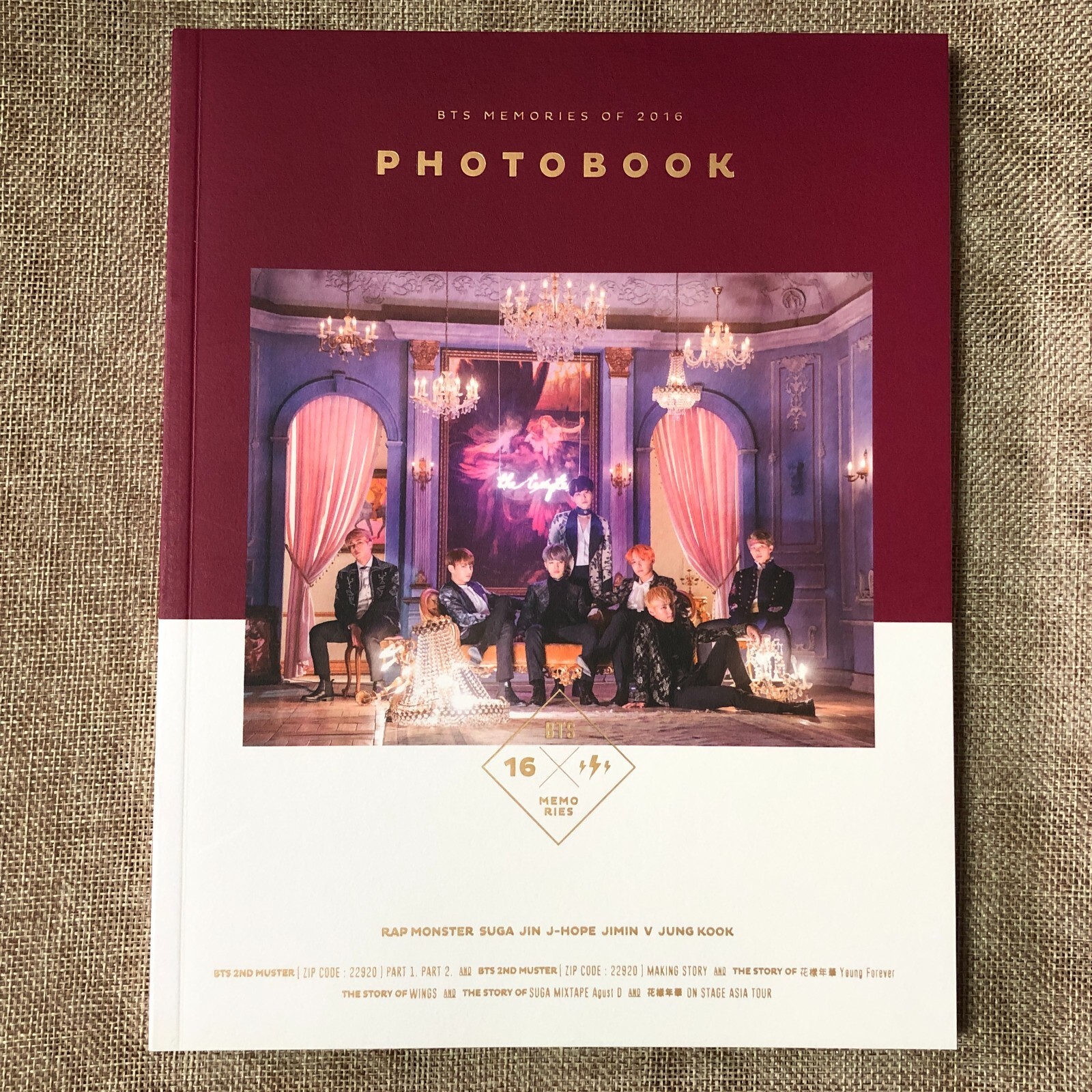 BTS GROUP [ Memories of 2016 ] Official Photobook + DVD Set / New ...