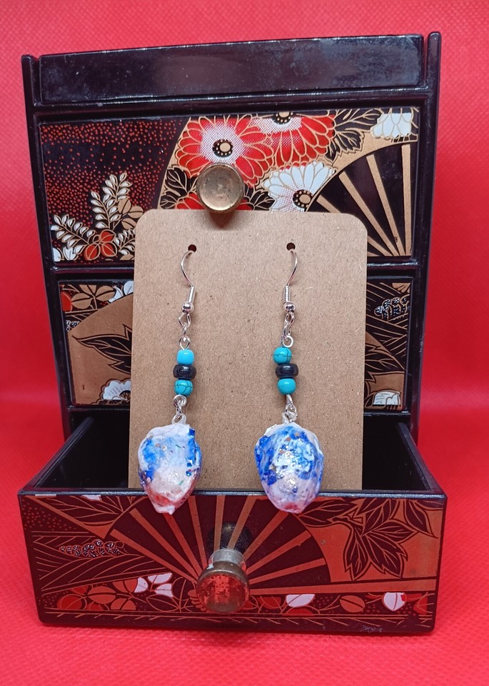 Pistachio Shell Organic Jewelry Earrings | eBay