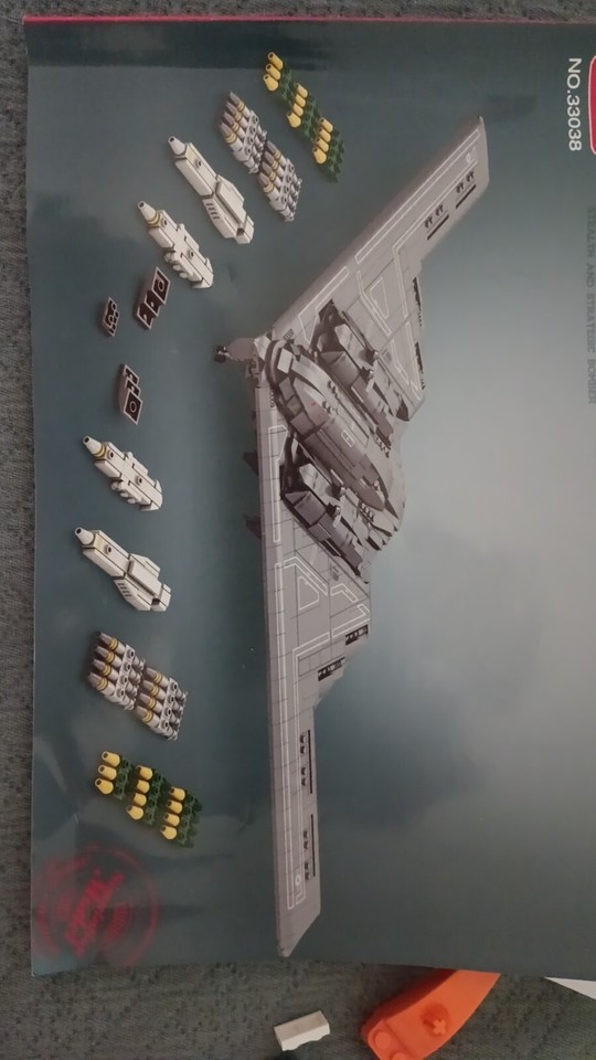 LEGO B-2 BOMBER - w/ instructions and weapons (reobrix) | eBay