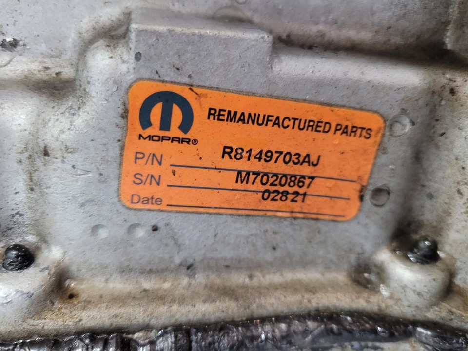 2011-2018 RAM 2500 3500 *Reman* Transmission AT, 4x4, 6.7L, PART# ...