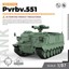 SS87743 1/87 Military Model Kit Sweden Pansarvärnsrobotbandvagn Pvrbv ...