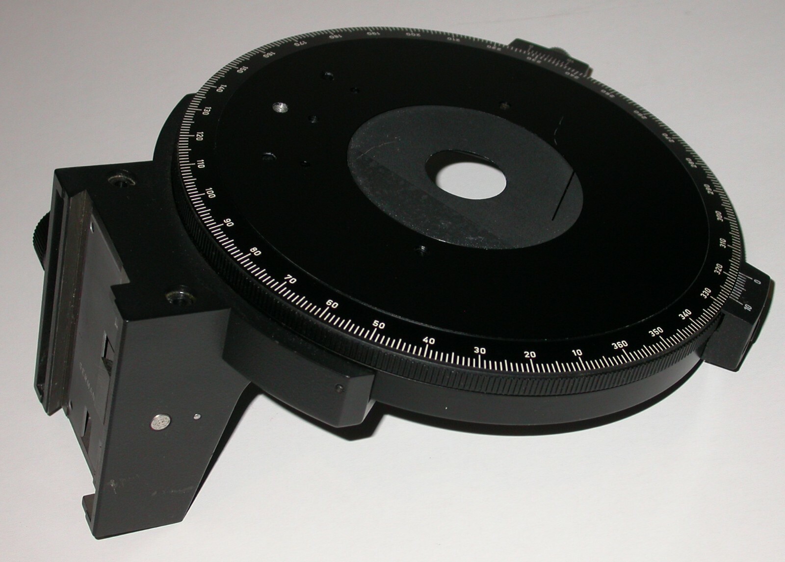 LEICA LEITZ POLARIZED LIGHT BALL BEARING ROTATING MICROSCOPE STAGE | eBay