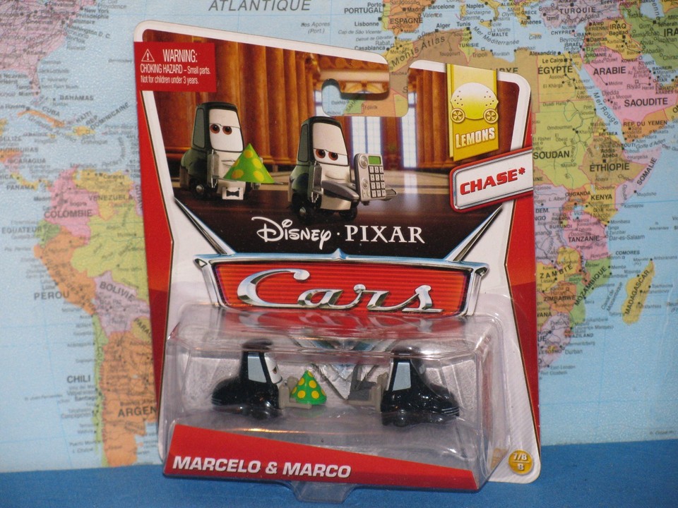 DISNEY PIXAR CARS MARCELO & MARCO CHASE #7-8 /8 LEMONS **BRAND NEW ...