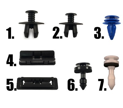 Clips For Jaguar Door Card Moulding Body Trim Panel Wheel Arch Fastener ...