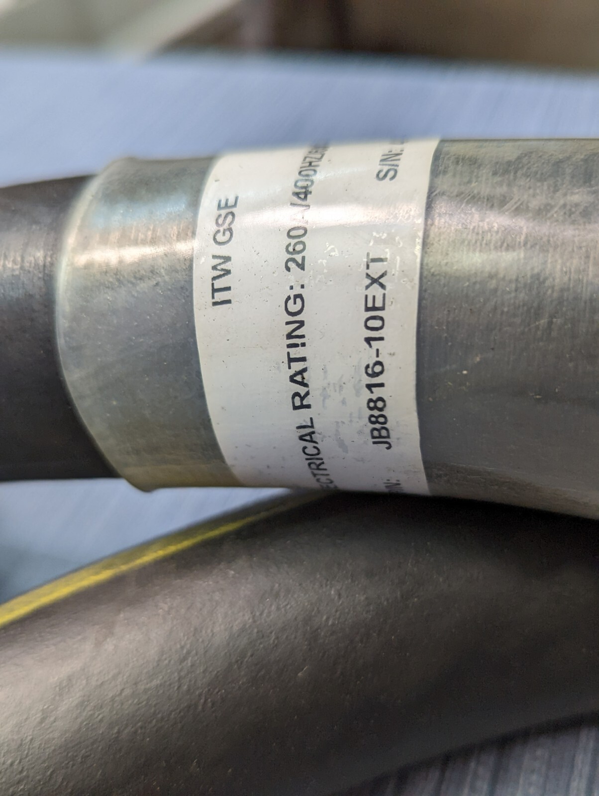 10ft 8in ITW GSE Aircraft Ground Power Banded Cable Assembly 400Hz ...