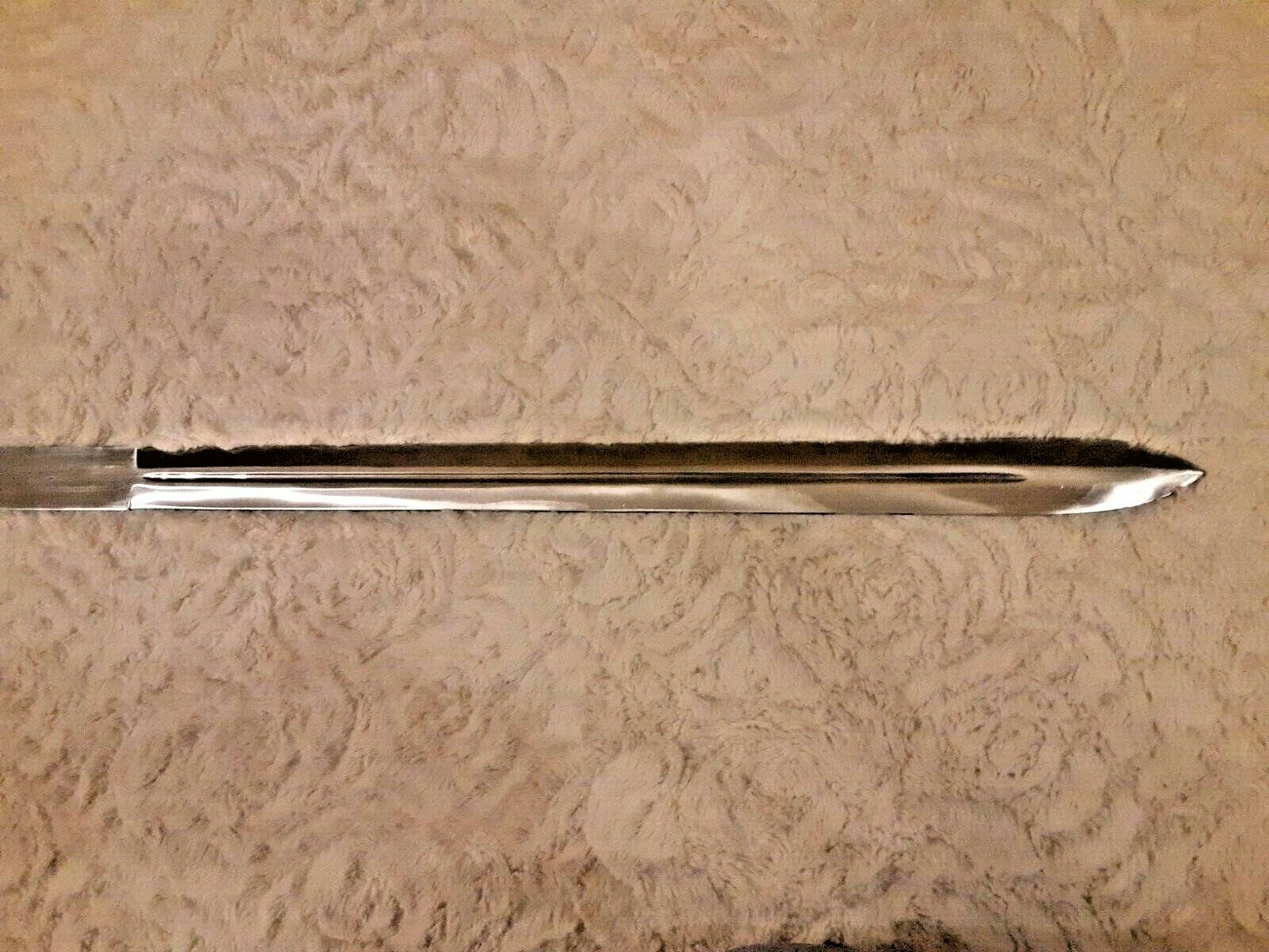 Vintage 50" Medieval Scottish Claymore with Leather Scabbard | eBay