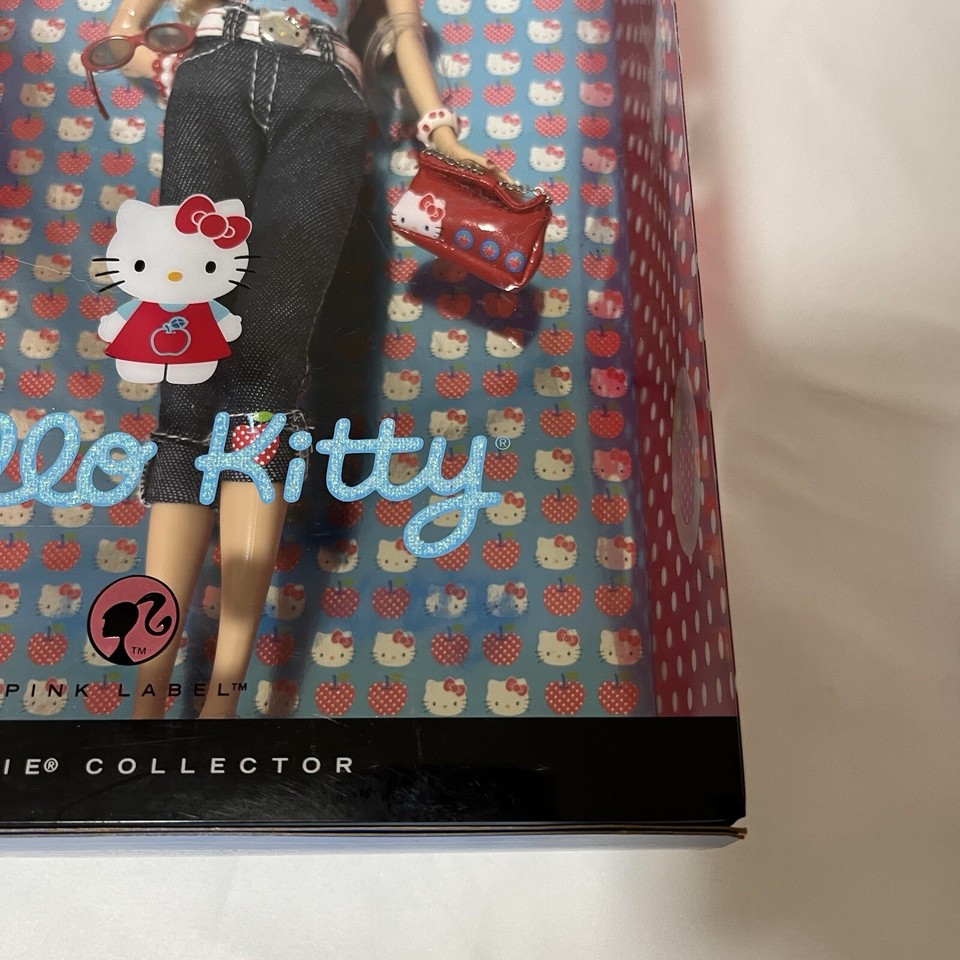 MATTEL SANRIO Barbie x Hello Kitty Collaboration Apple Tree 2008 Doll ...