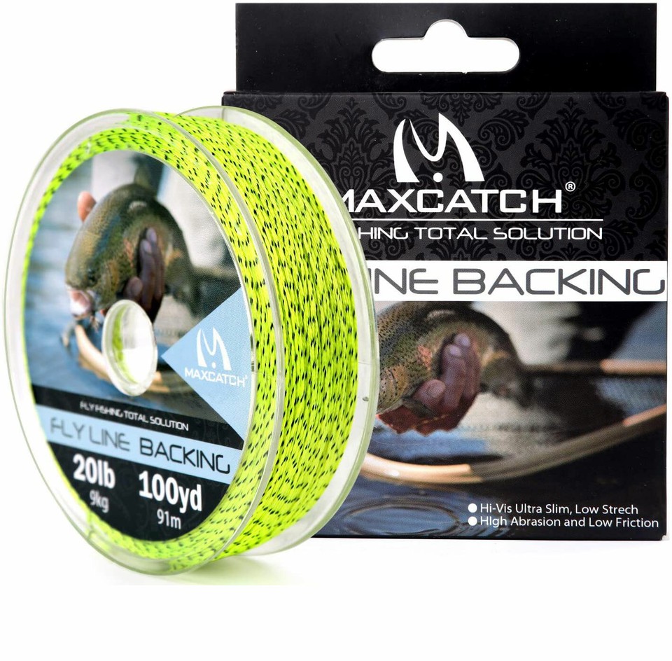 Maxcatch Backing Line 20/30LB 100Yards/300Yards Braided Fly Fishing ...