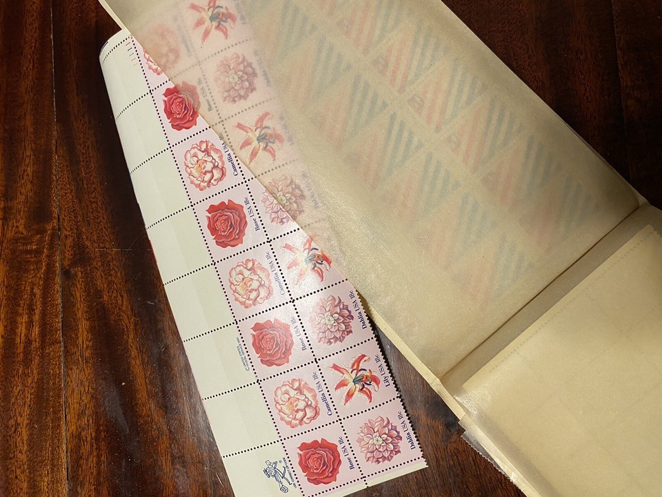 U.S. Stamps in Slogan Plate Block File Brown Album 1975-1981 $85.20 ...