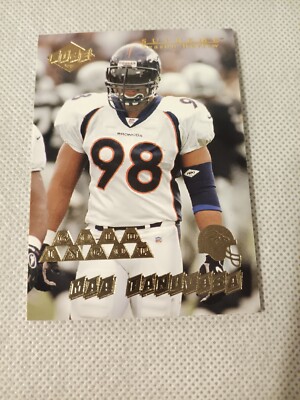 1998 MAA TANUVASA COLLECTORS EDGE GOLD INGOT NFL CARD #56 DENVER ...