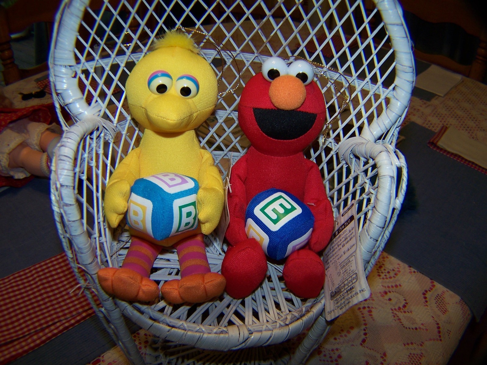 Sesame Street Big Bird Elmo Sega Prize Stuffed Sony Creative Products 6 ...