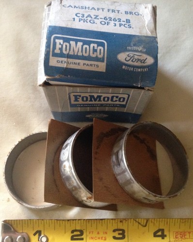 NOS FORD C3AZ-6262-B 1963 CAMSHAFT FRONT BEARING (3) INCLUDED | eBay