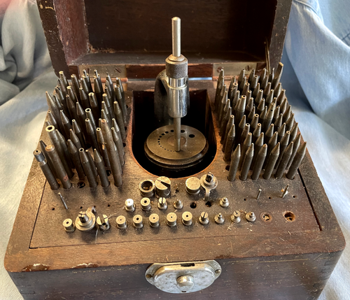 ANTIQUE Watch Staking Tool Kit INVECTO No18 BY KENDRICK & DAVIS About ...