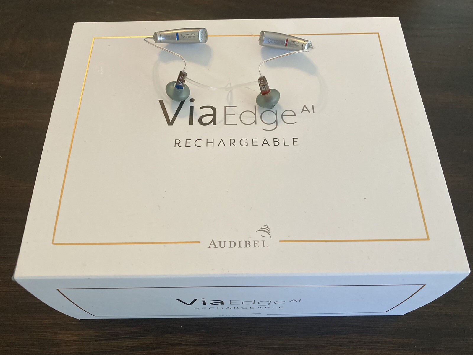 Audibel Via Edge Ai 2400 RIC Rechargeable Hearing Aids | eBay