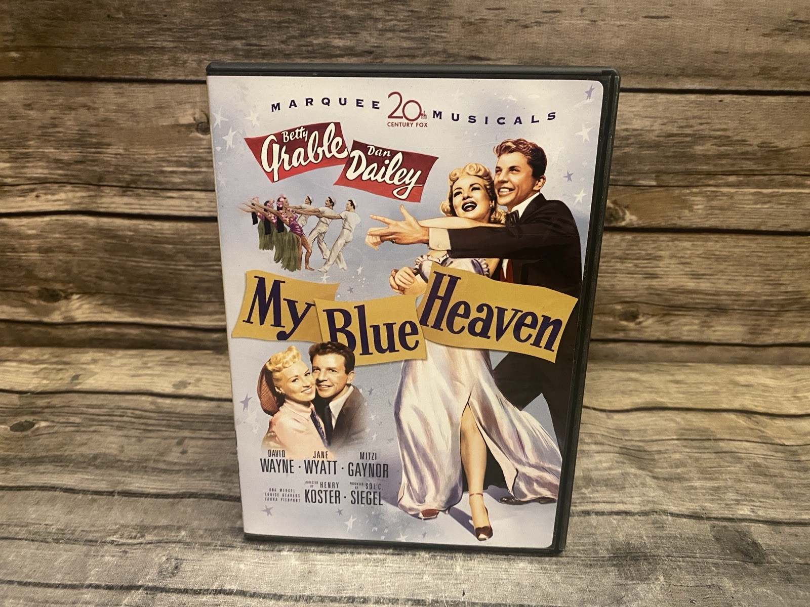 My Blue Heaven (DVD, 1950 Musical) Betty Grable Dan Dailey w/ Postcards ...