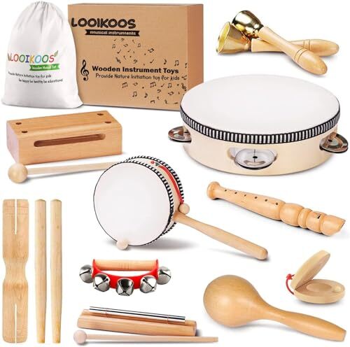 Toddler Musical Instruments, Eco Friendly Musical Set for Kids ...