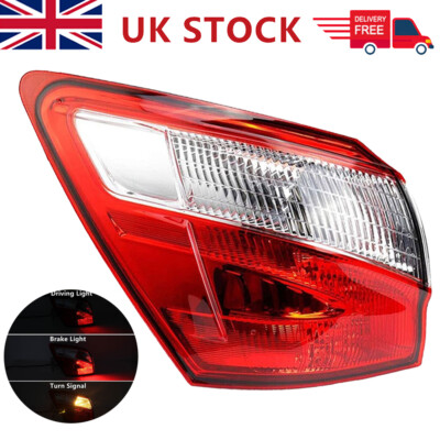 Left Rear Outer Tail Light Lamp For Nissan Qashqai 5&7 Seater J10 2010 ...