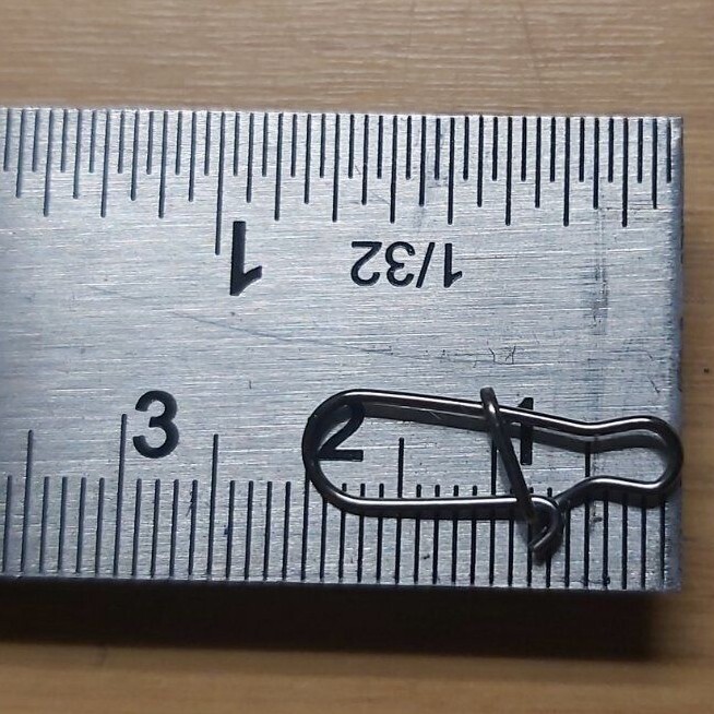 Safety Clip Hook Snap Links Swivels Quick Change Fishing Tackle Rigs ...