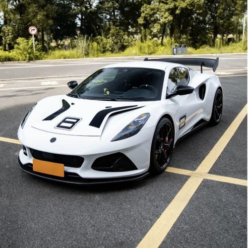 For Lotus Emira 2022-2024 Dry Carbon Fiber Rear Trunk Spoiler GT4 Style ...