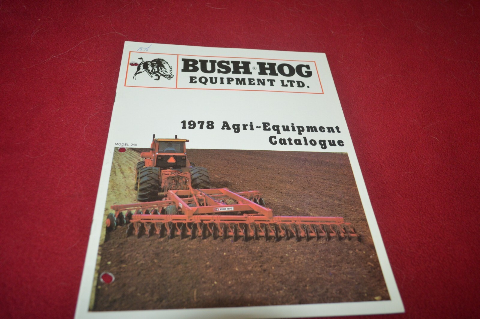 Bush Hog Farm Equipment Buyers Guide For 1978 Dealer Brochure FCCA | eBay
