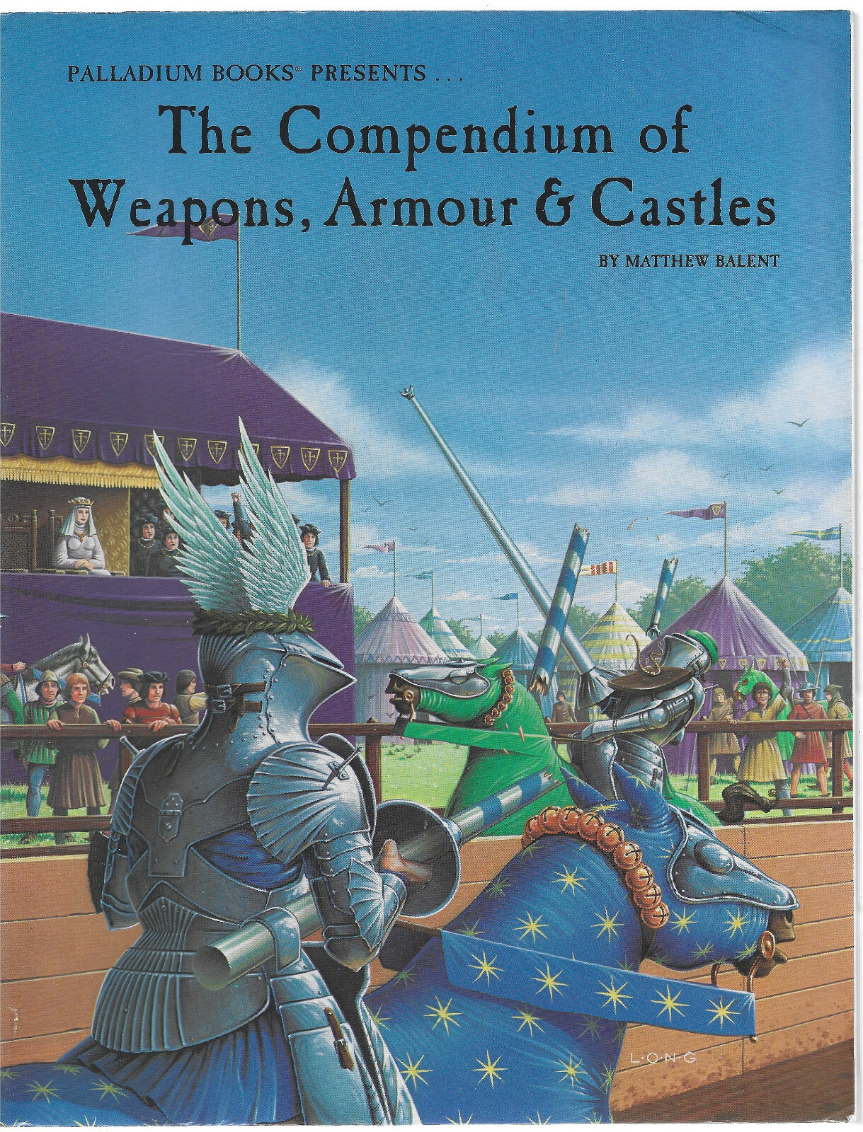 Palladium Books #411 THE COMPENDIUM OF WEAPONS, ARMOUR & CASTLES (1995 ...