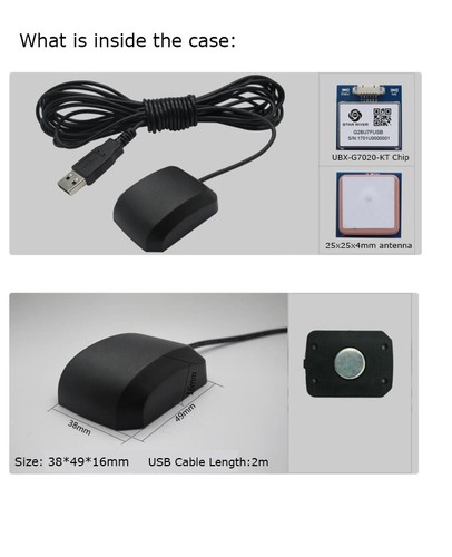 VK-162 USB G-Mouse GPS Dongle Navigation Module for Google Earth Window ...