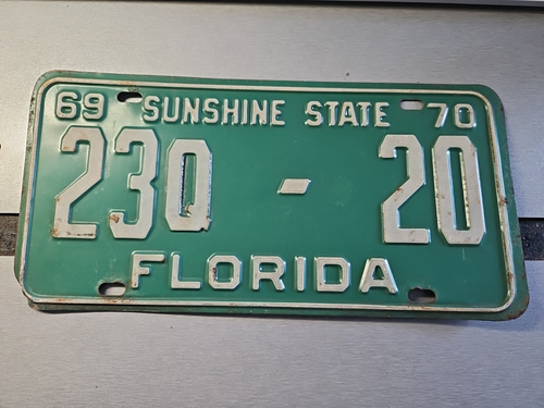 1969 1970 Florida License Plate Bay Co (Lot 1552) | eBay
