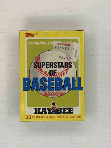 1987 Topps Baseball Card Box 33 Cards Superstars Of Baseball MLB | eBay